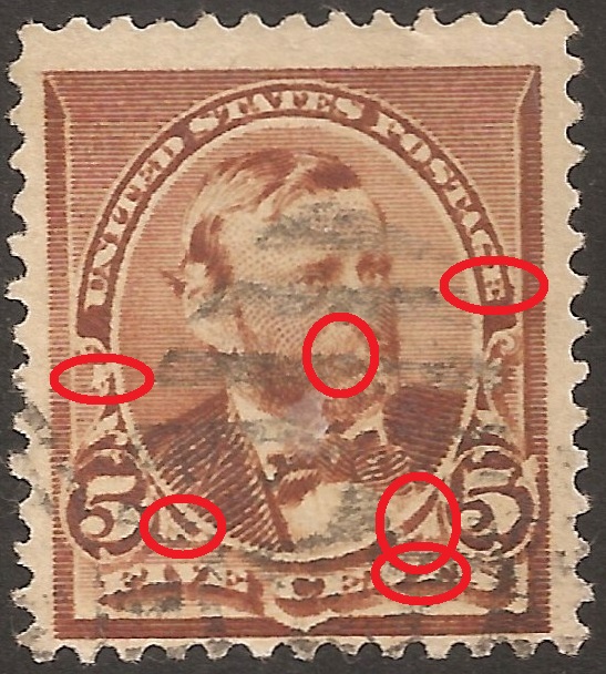 Strange US 1890 5c Stamp ! - Stamp Community Forum