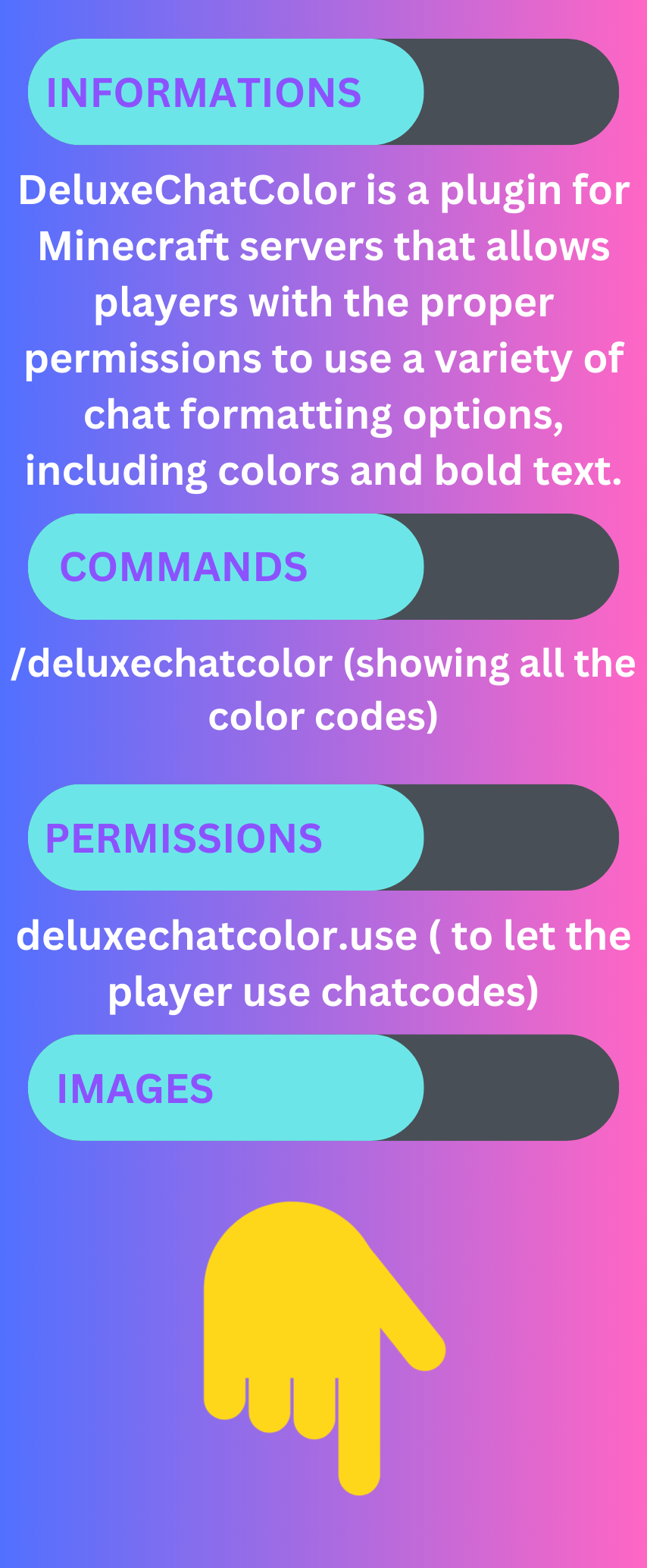 Spigot - ColorizeMe (Colorful Signs and Chat) | SpigotMC - High ...